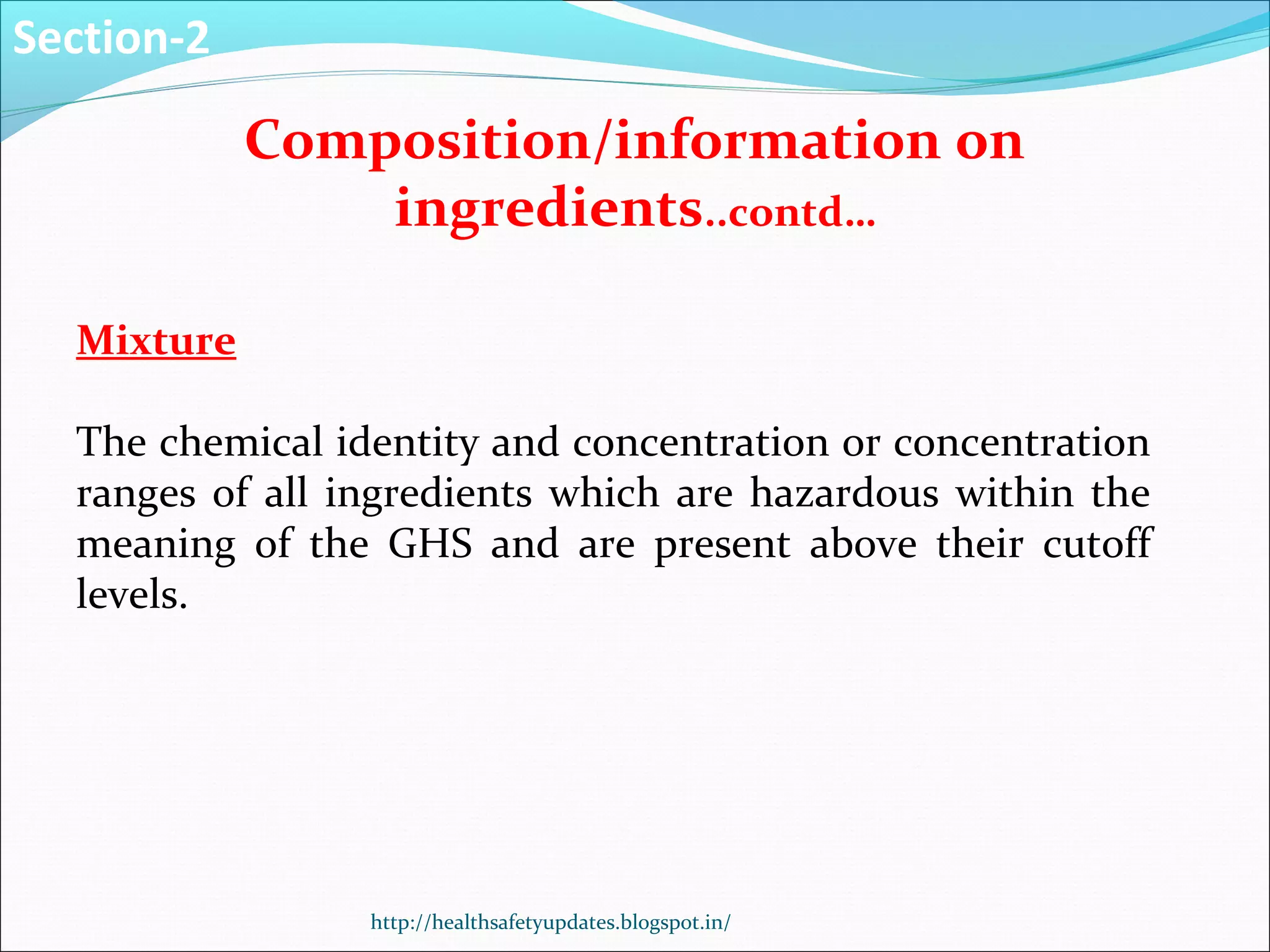 Material Safety Data Sheet | PPT