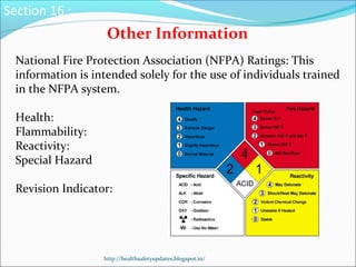 Material Safety Data Sheet | PPT