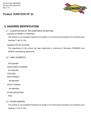 Msdsu ksunfood hf 32 | PDF | Lung and Respiratory Health | Diseases and ...