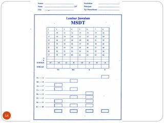 alat test karyawan untuk seleksi kerja.. | PPT