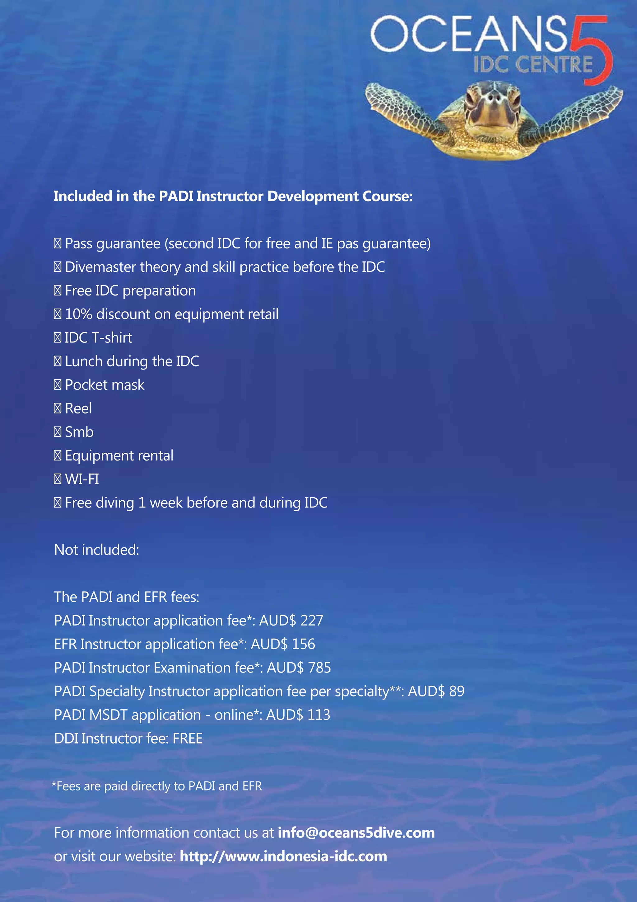 IDC Gili Islands Package | PDF