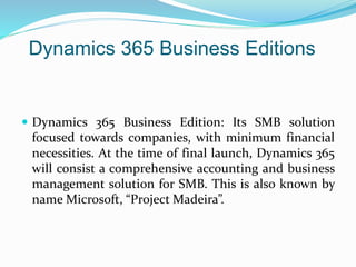 First Look of MS Dynamics 365 and Its Release Date | PPTX