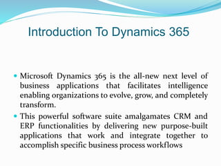 First Look of MS Dynamics 365 and Its Release Date | PPTX