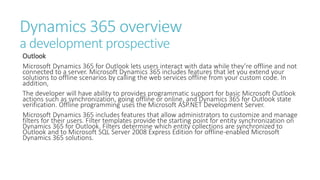 Ms dynamics 365 First Overview | PPTX