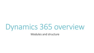 Ms dynamics 365 First Overview | PPTX | Web Development | Internet