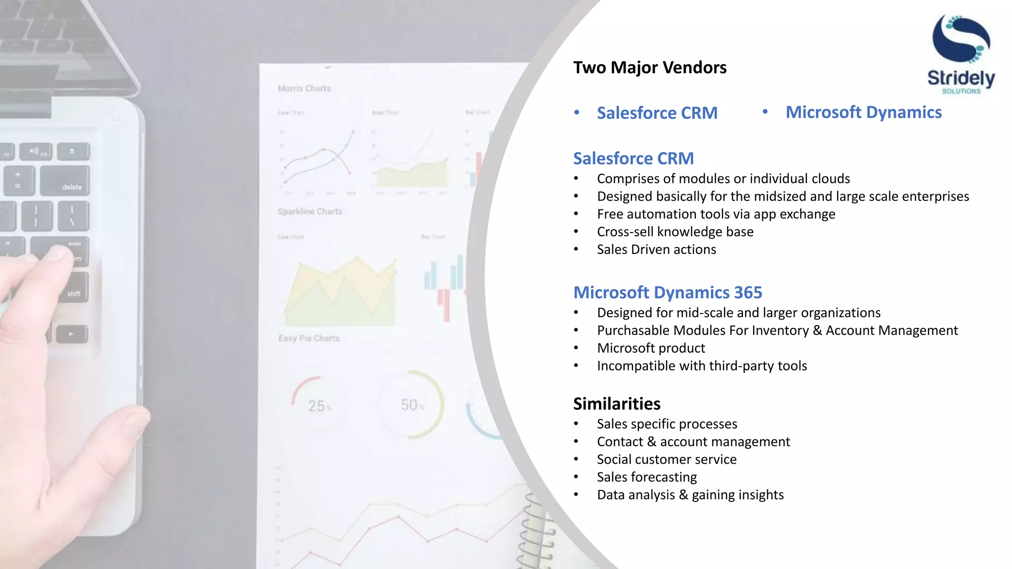 Ms Dynamics 365 Vs Salesforce Crm Pptx Computer Software And