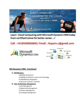 Ms dynamics crm | PDF
