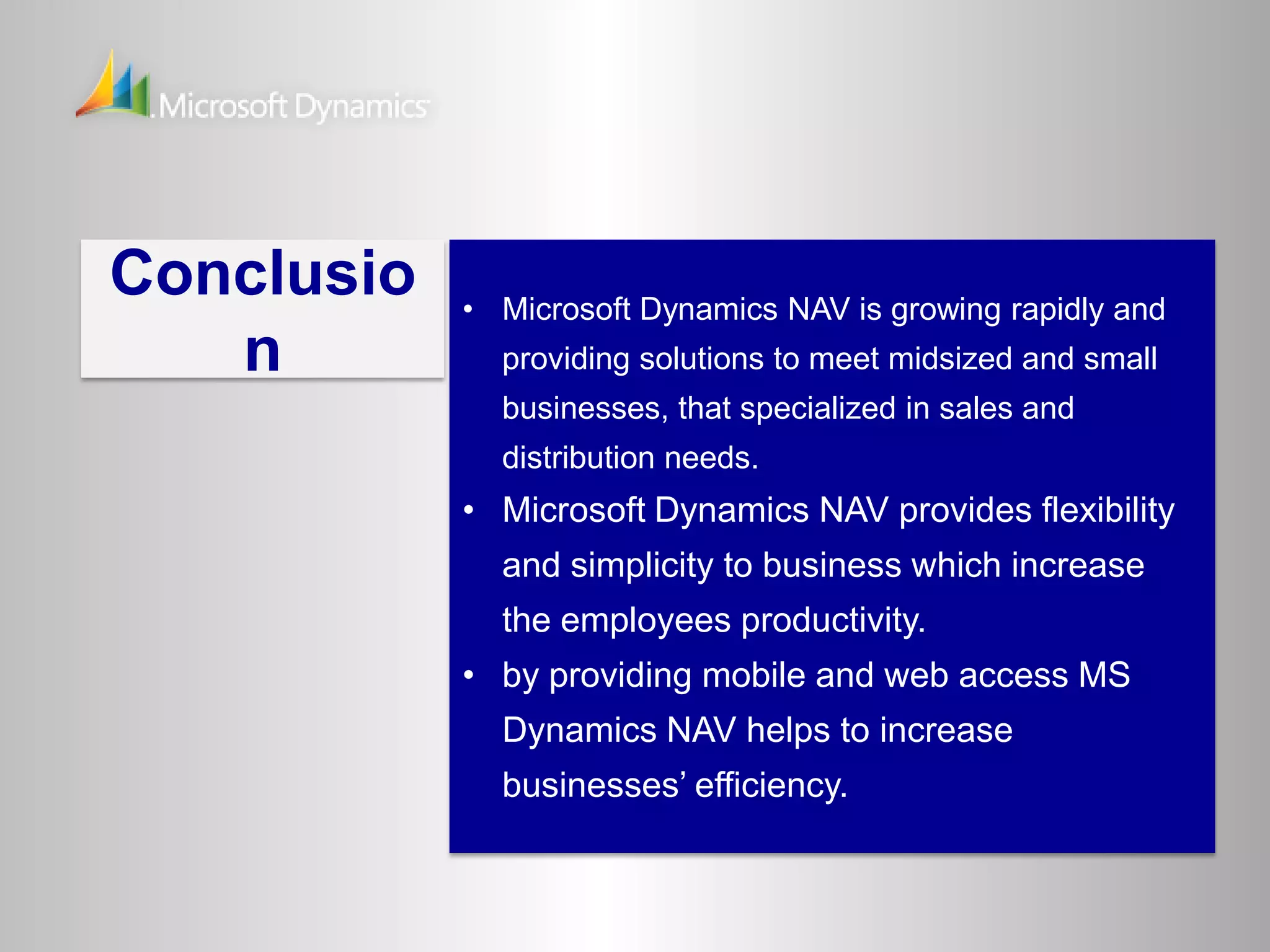 Ms dynamics nav | PPTX