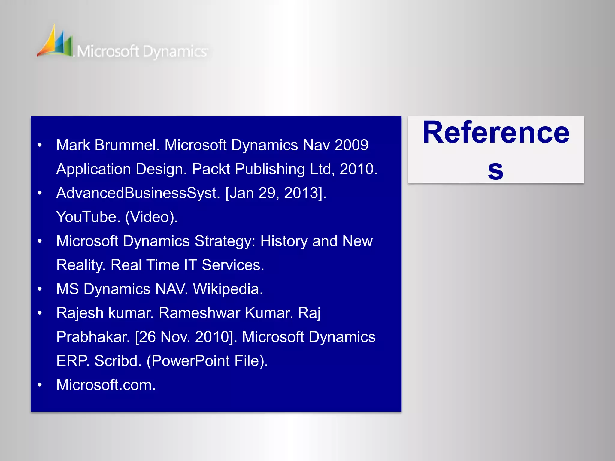Ms dynamics nav | PPTX