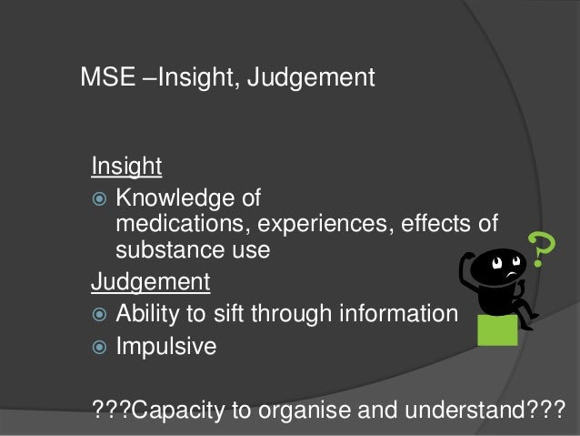 Mental State Examination