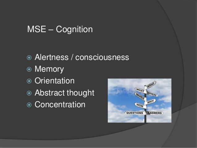 Mental State Examination