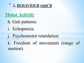 Mental Status Examination | PPTX