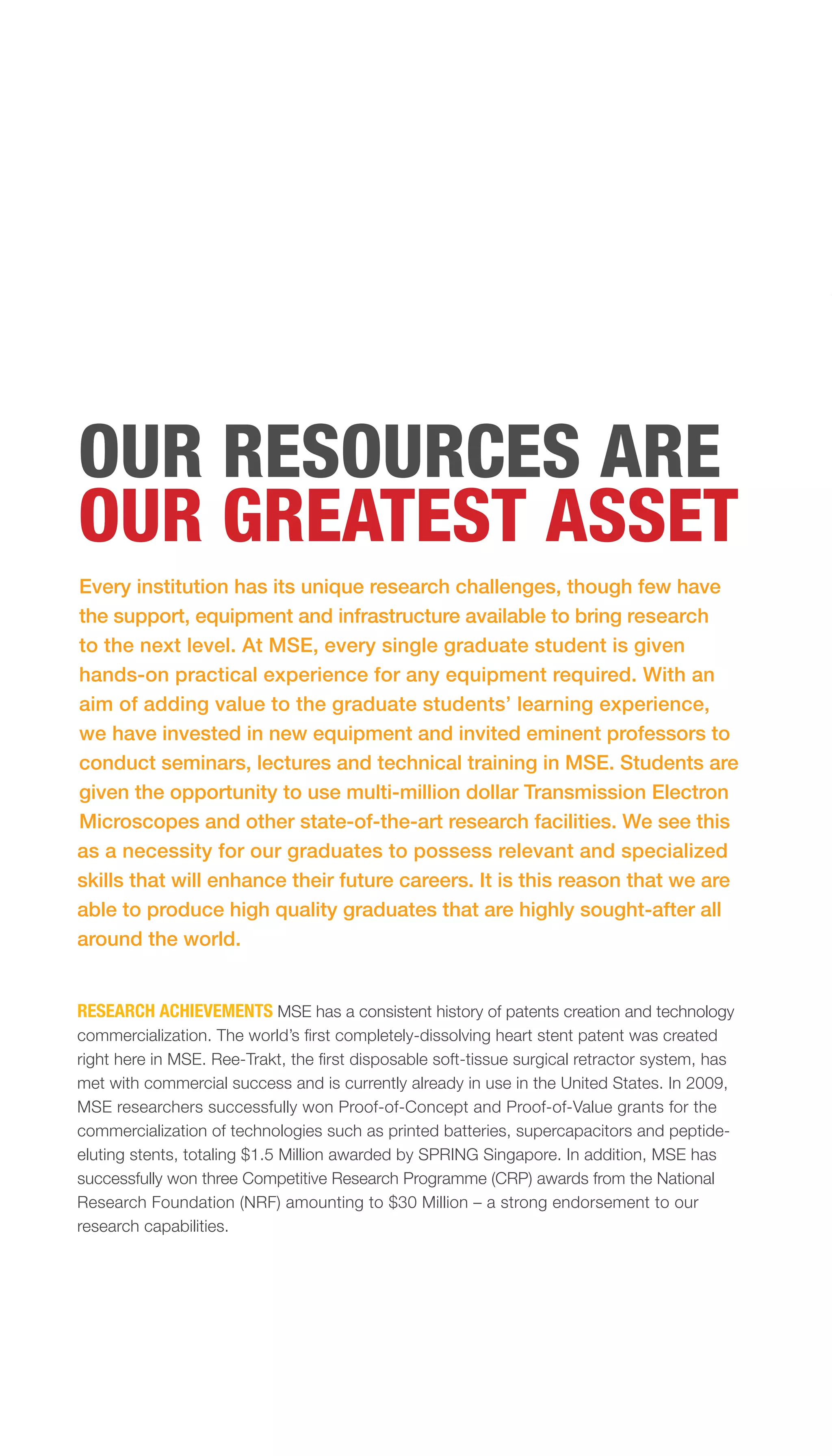Mse graduate brochure | PDF