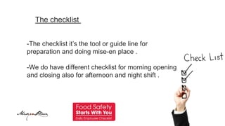 Mise en place | PPTX