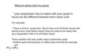 Mise en place | PPTX