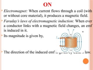 electric and magnetic circuit in Circuit and network theory | PPTX