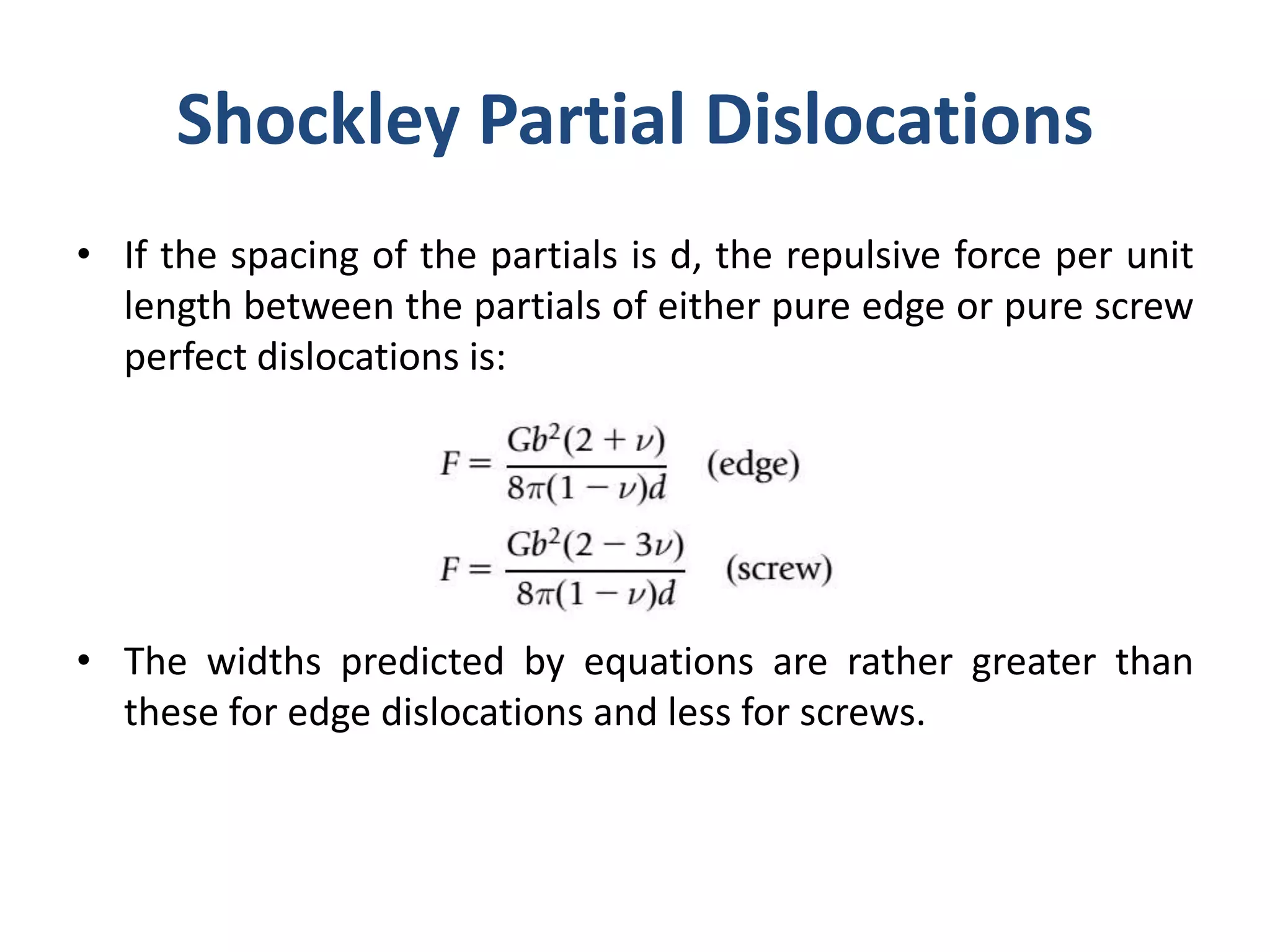 Dislocations in FCC Metals_Radwan | PPTX