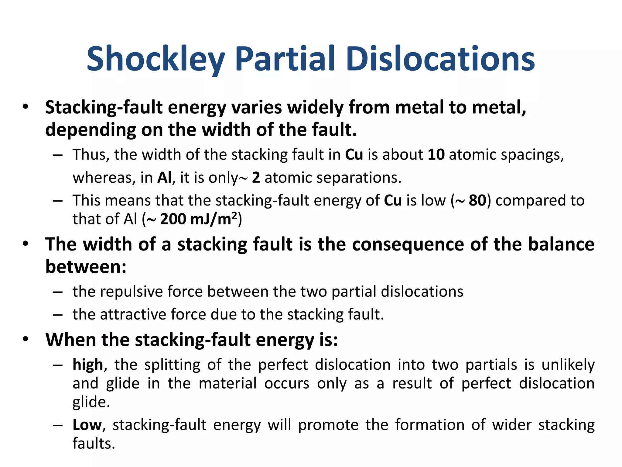 Dislocations in FCC Metals_Radwan | PPTX