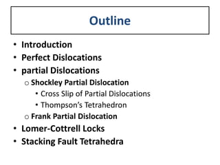 Dislocations in FCC Metals_Radwan | PPTX