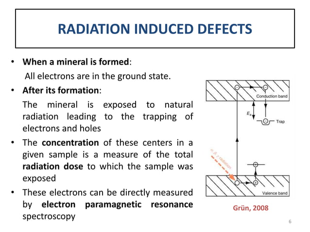 Radiation-Induced Defects in Carbonate Minerals: EPR Study | PPT