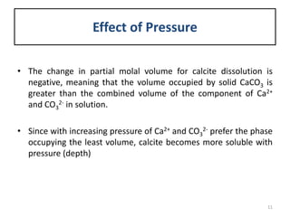 Carbonate compensation depth (CCD): Thermodynamics_Radwan | PPTX