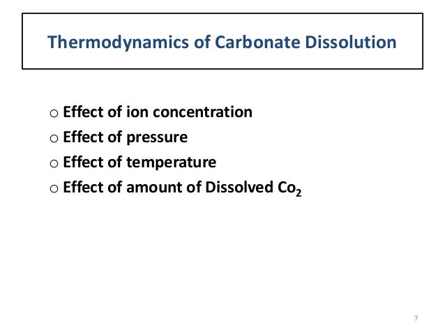 Carbonate compensation depth (CCD): Thermodynamics_Radwan