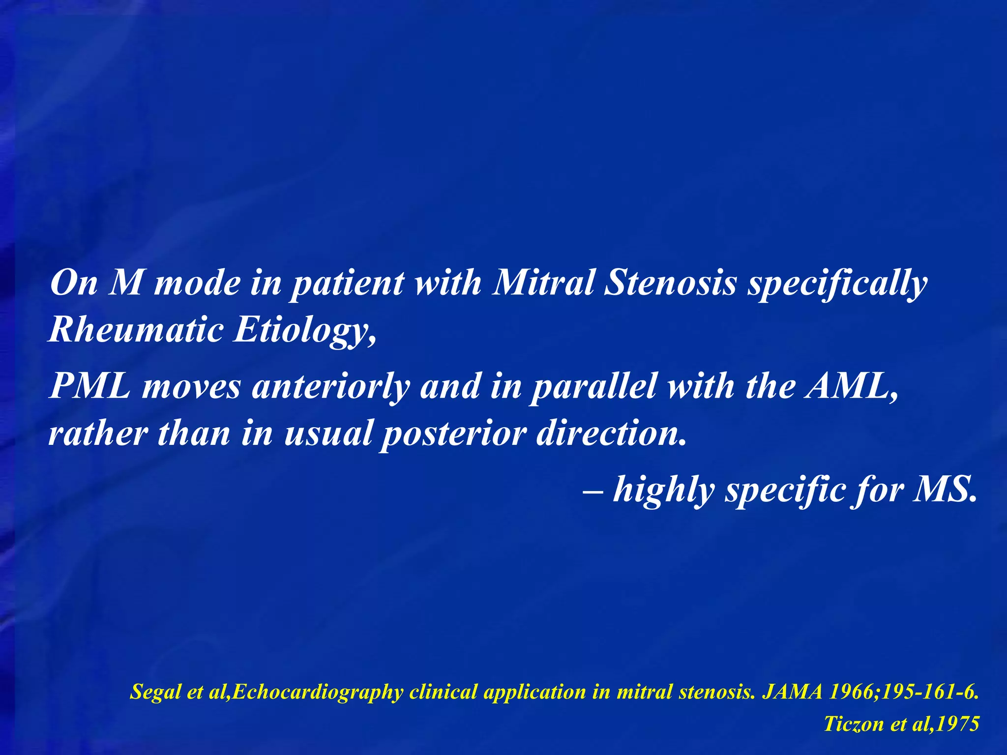 ECHOCARDIOGRAPHIC EVALUATION OF MITRAL VALVE DISEASE | PPTX