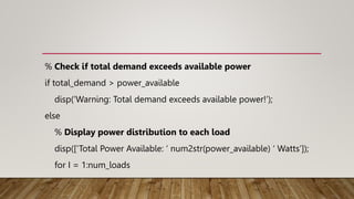 Hydro power matlab 22-24.pptx By MSc Learning programming | PPT