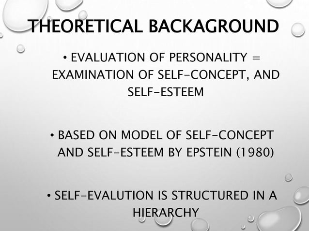 MULTIDIMENSIONAL SELF-ESTEEM INVENTORY POWER POINT | PPTX