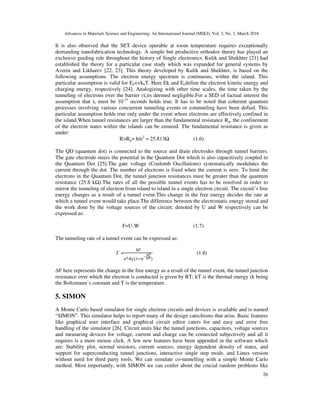 DESIGN OF DIFFERENT DIGITAL CIRCUITS USING SINGLE ELECTRON DEVICES | PDF
