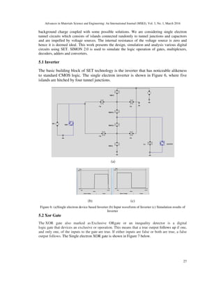 DESIGN OF DIFFERENT DIGITAL CIRCUITS USING SINGLE ELECTRON DEVICES | PDF