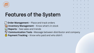 Distributor & Consumer Management System | PDF