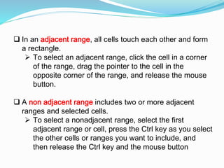 Ms excel ppt presentation | PPTX
