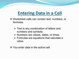 Ms excel ppt presentation | PPTX