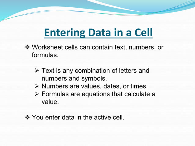 Ms Excel Ppt Presentation Pptx Operating Systems Computer Software And Applications