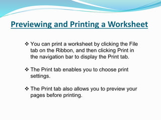 Ms excel ppt presentation | PPTX