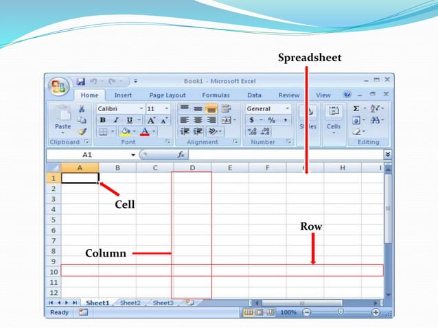 Ms excel ppt presentation | PPTX | Operating Systems | Computer Software and Applications