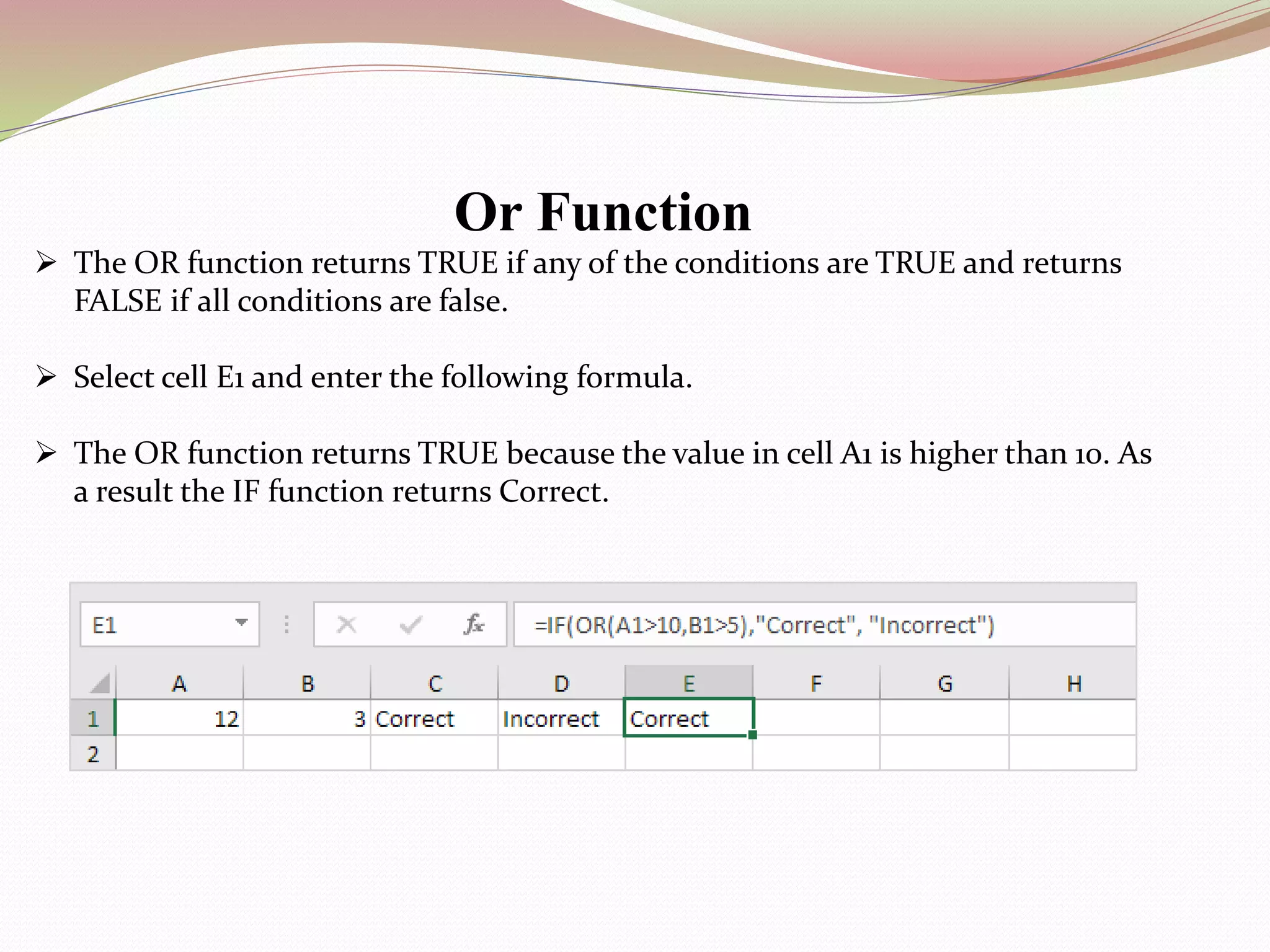 Basic Ms Excel Ppt