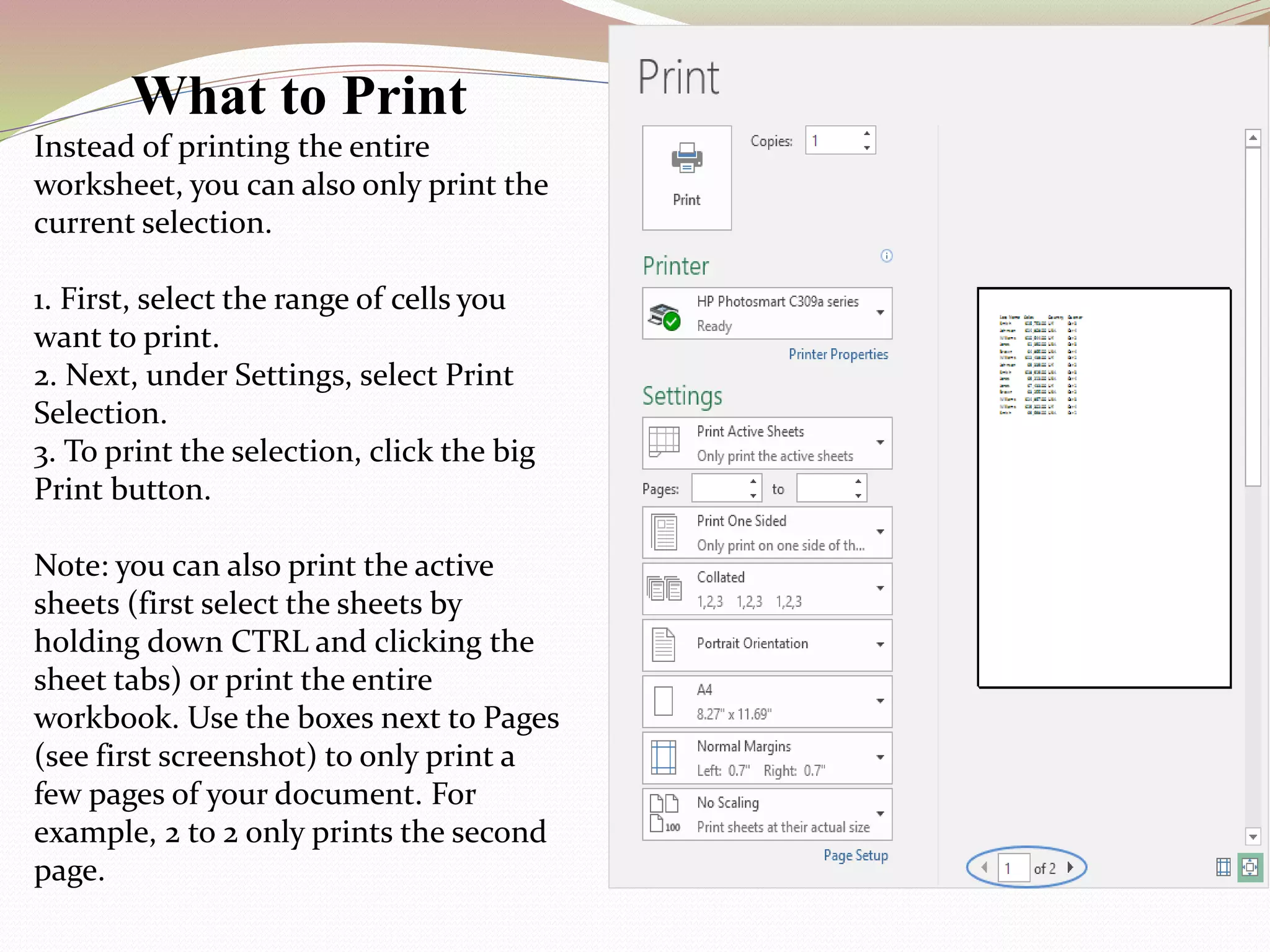 Basic Ms Excel Ppt