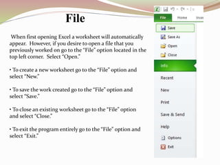 Basic Ms excel | PPTX