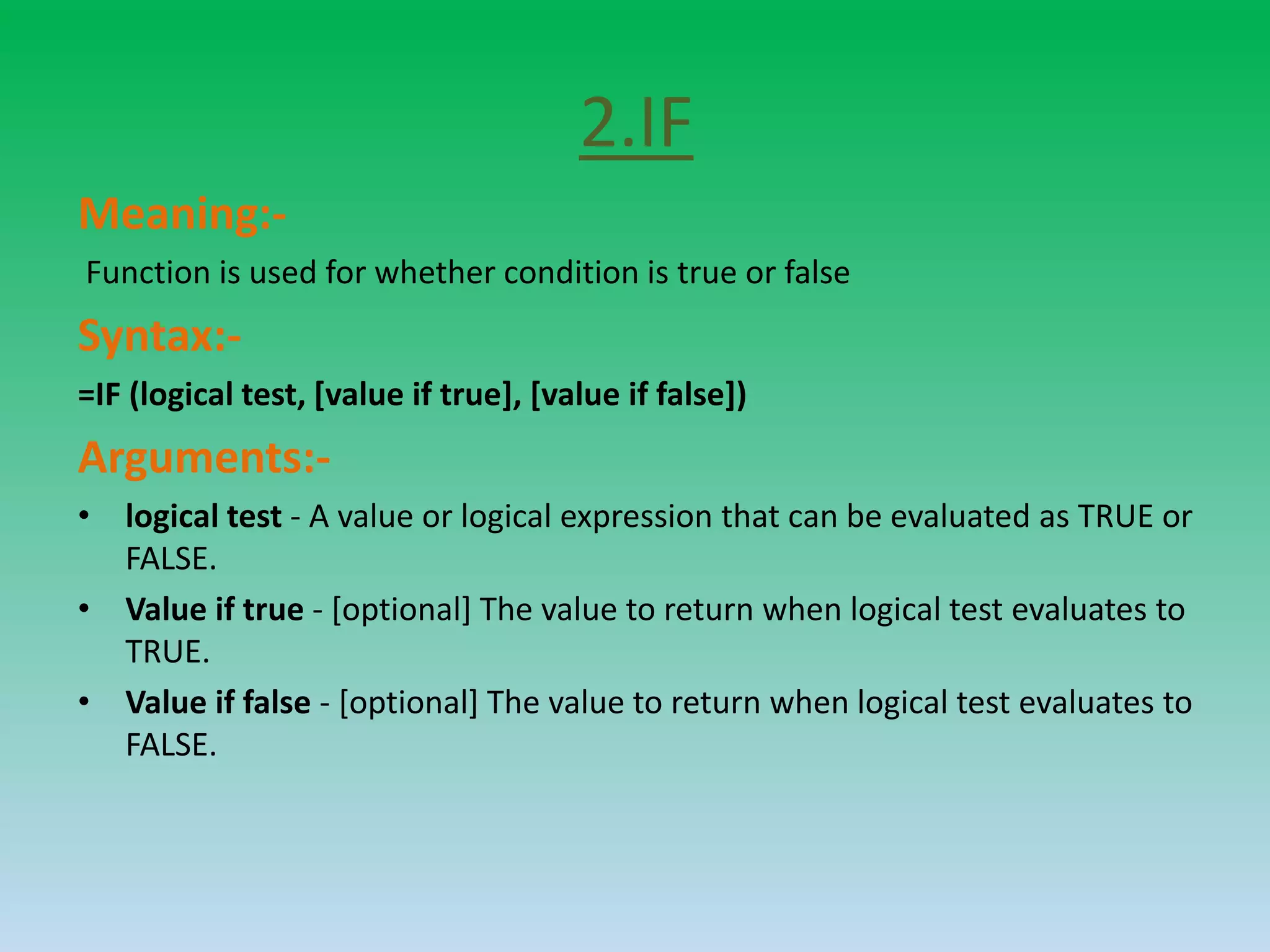 Ms excel | PPTX | Programming Languages | Computing