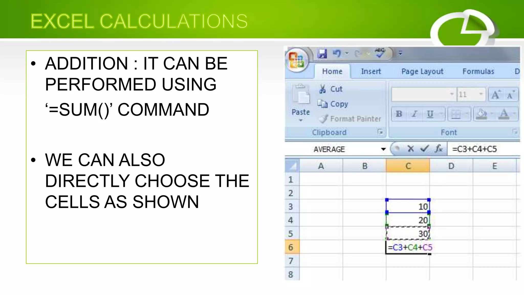 Ms excel AND EXCEL CHARTS | PPT