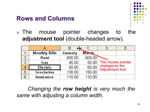 MS EXCEL.ppt | Computing | Technology & Computing