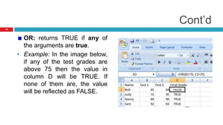 Introduction to micro soft Training ms Excel.ppt