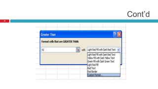 Introduction to micro soft Training ms Excel.ppt