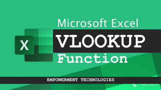 MS_EXCEL-VLOOKUP. power point presentation | PPTX