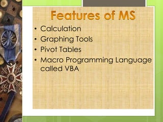 Microsoft Excel Basics | PPTX