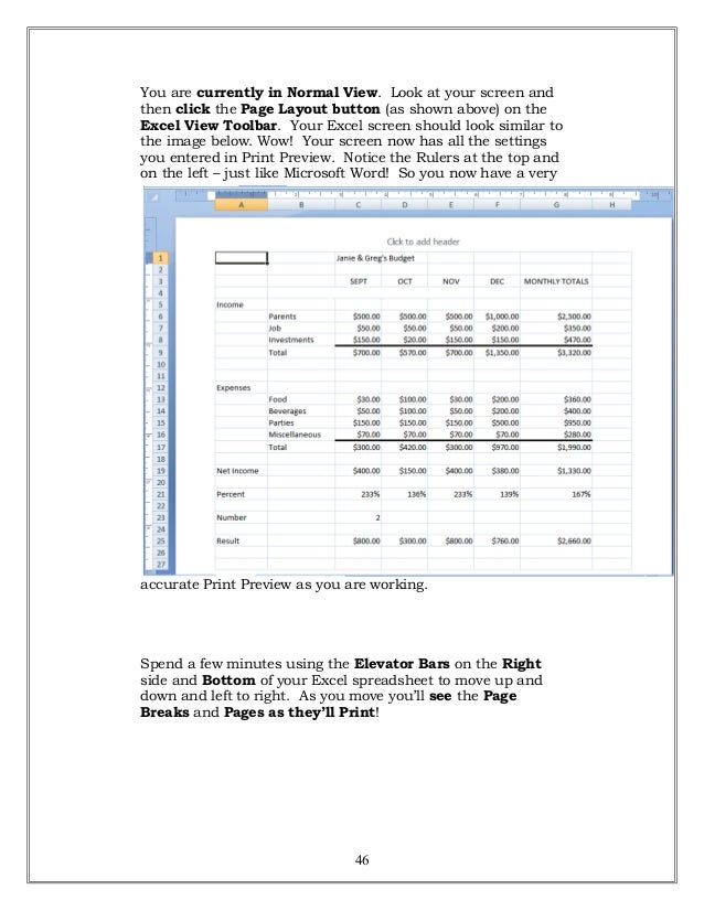 Ms excel 2007 tutorial