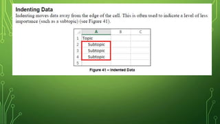 Ms excel 2013 formatting worksheets | PPTX | Technology & Computing