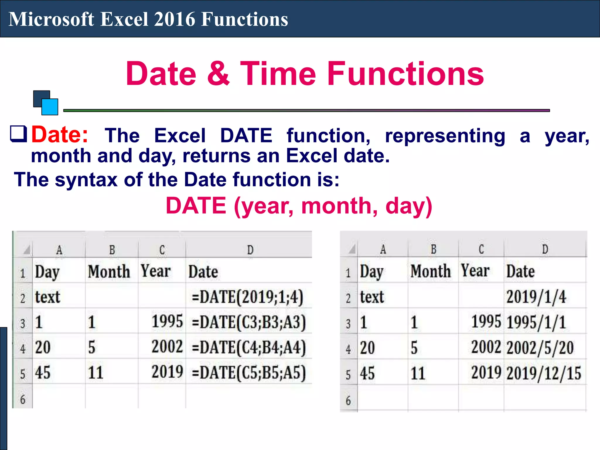 Ms excel 2016_function | PDF | Programming Languages | Computing